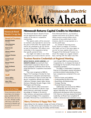 Fillable Online Ninnescah Rural Fax Email Print - pdfFiller