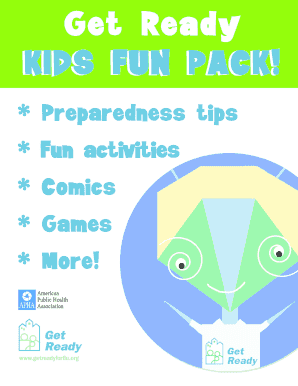 Fillable Online getreadyforflu Get Ready KIDS FUN PACK ...