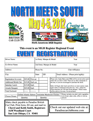 Fillable Online NMS 2012 Registration Form Rev 09 19 Fax Email Print ...