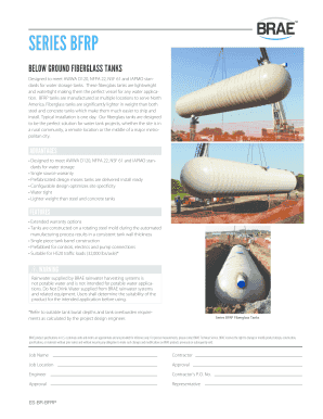 Fillable Online SerieS BFrP - Watts Water Technologies Fax Email Print ...