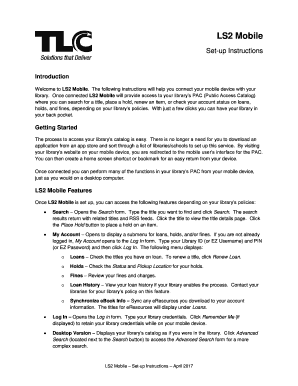Fillable Online LS2 Mobile Fax Email Print - pdfFiller