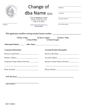 Fillable Online dba Name ($25) Fax Email Print - pdfFiller