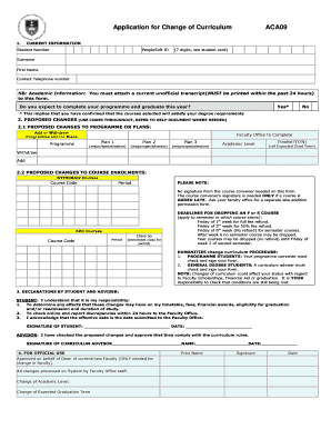 Aca09 - Fill Online, Printable, Fillable, Blank | pdfFiller