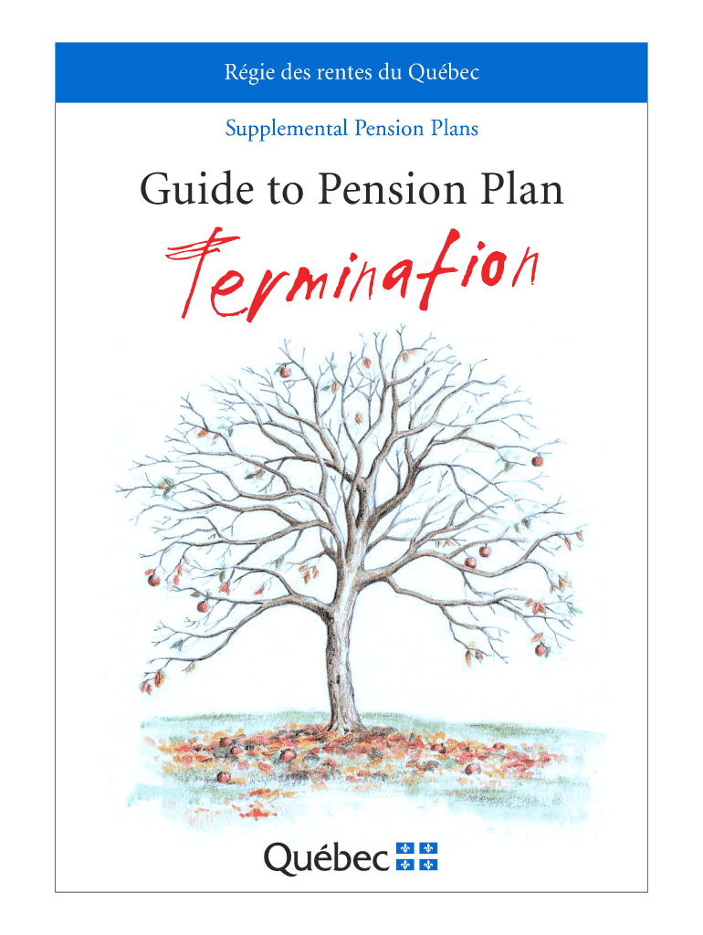 Fillable Online Guide to Pension Plan Fax Email Print - pdfFiller