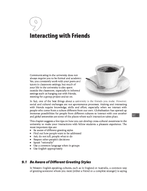 Fillable Online Interacting with Friends Fax Email Print - pdfFiller