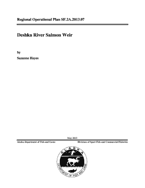 Fillable Online Deshka River salmon weir The Deshka River is one of the ...