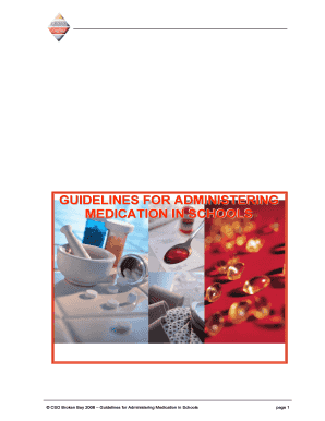 Fillable Online xavierllandilo catholic edu Medication Administration ...