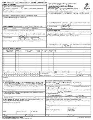 Fillable Online Dental Claim Form - MassMutual Fax Email Print - pdfFiller