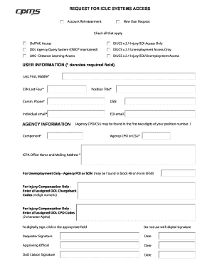 Fillable Online cacdiucs3 cpms osd IC Systems Request. DIUCS/EDI access ...