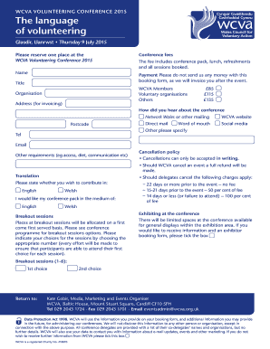 Fillable Online recruit3 org The language of volunteering - Recruit 3 ...