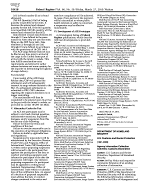 Fillable Online gpo Agency Information Collection Activities bCustoms Declarationb Fax Email ...