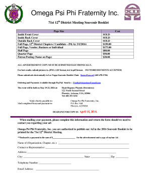 Fillable Online To Download this form - Omega Psi Phi 2016 71st Twelfth ...