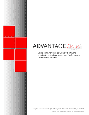 Fillable Online Compulink Advantage Cloudsm Software Installation ...