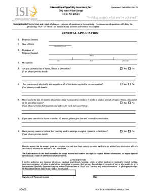 Fillable Online Physicians and Surgeons Disability Renewal Application ...