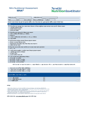 Fillable Online mna-elderly Mini Nutritional Assessment MNA ...