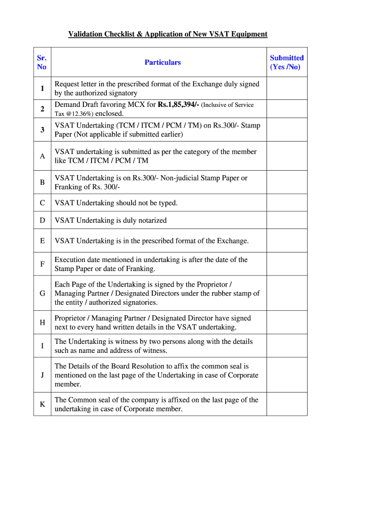 Fillable Online Validation Checklist & Fax Email Print - pdfFiller