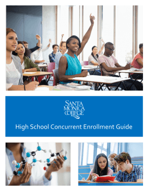 Fillable Online smc High school concurrent enrollment application ...