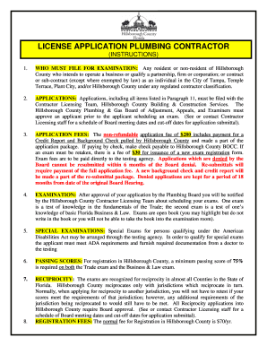 Colorado Plumbing License Application - Fill Online, Printable ...