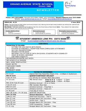 Fillable Online grandavenuess eq edu au / Email: enquiries ...