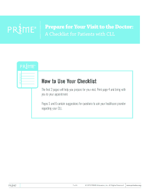 Fillable Online How to Use Your Checklist - CME Toolkit Fax Email Print ...