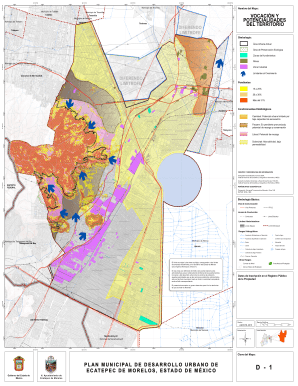 Fillable Online plan municipal de desarrollo urbano de tlalnepantla de ...