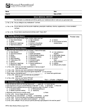 Fillable Online pposbc Medical Forms :: Montana - Planned Parenthood - pposbc Fax Email Print ...