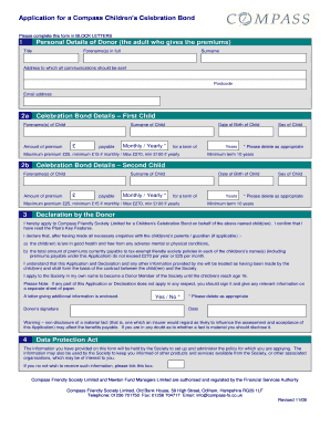 Fillable Online compass-fs co Please complete this form in BLOCK ...