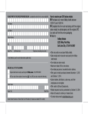 Fillable Online How to receive your 10 factory rebate 5225 Wiley Post ...