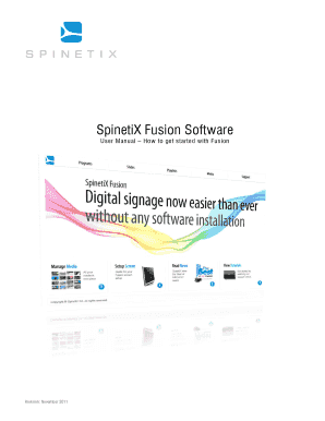 Fillable Online dstools SpinetiX Fusion Software - bdstoolsbbrub Fax ...