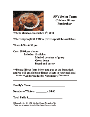 Fillable Online SPY Swim Team Fax Email Print - pdfFiller
