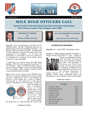 Fillable Online mhmoa Newsletter Template copy - Mile High Military ...