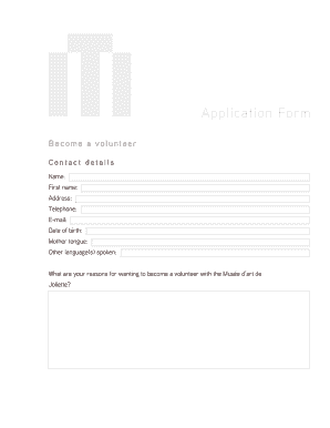 Fillable Online museejoliette MAJ Website Application Form for ...