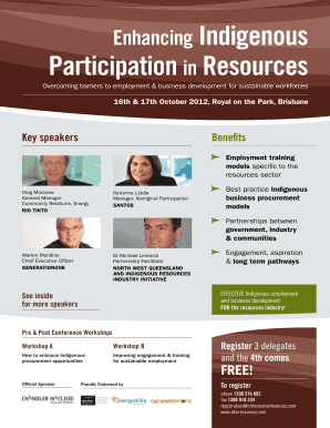Fillable Online Enhancing Indigenous Participation in Resources Fax ...
