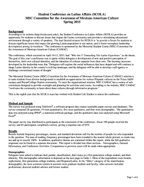 Fillable Online studentlifestudies tamu Conference Evaluation Form ...