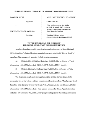 Fillable Online ccrjustice In the united states court of military ...