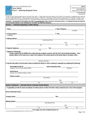 Fillable Online aqmd AQMD Form 500-G. Form 500-G Fax Email Print ...