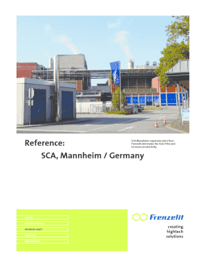 Fillable Online Reference sca mannheim Germany - bfrenzelitbbcomb Fax ...