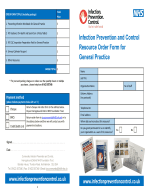 Fillable Online Preventing Infection Workbook for General Practice Fax ...