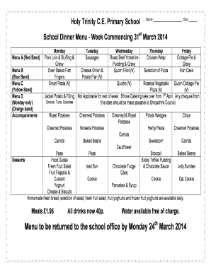 Fillable Online holy-trinity walsall sch BHolyb bTrinityb CE Primary ...