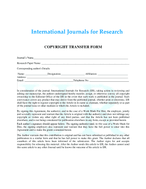 Fillable Online Copy Right Form - International Journals for Research ...