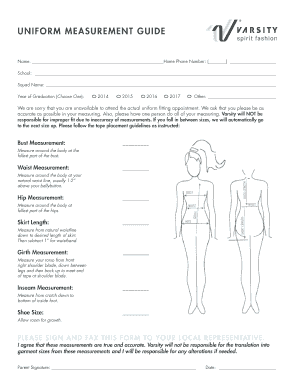 Fillable Online 2012 uniform measurement guideindd Fax Email Print ...