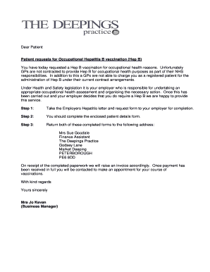 Fillable Online deepingspractice co Dear Patient - The Deepings ...