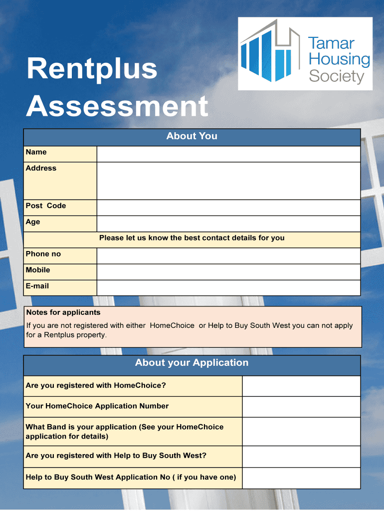 Fillable Online tamarhs About your Application - Tamar Housing Society ...