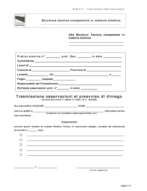 Compilabile Online Trasmissione osservazioni al preavviso di diniego ...