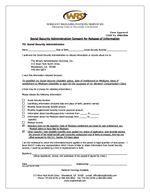 Fillable Online SSA-3288 release Fax Email Print - pdfFiller