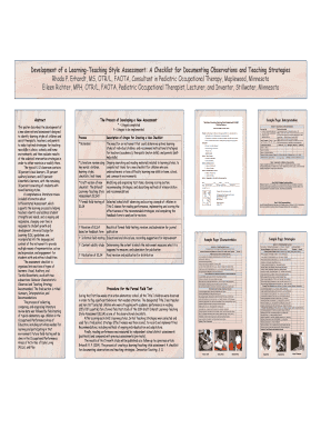 Fillable Online Development of a Learning-Teaching Style Assessment: A ...