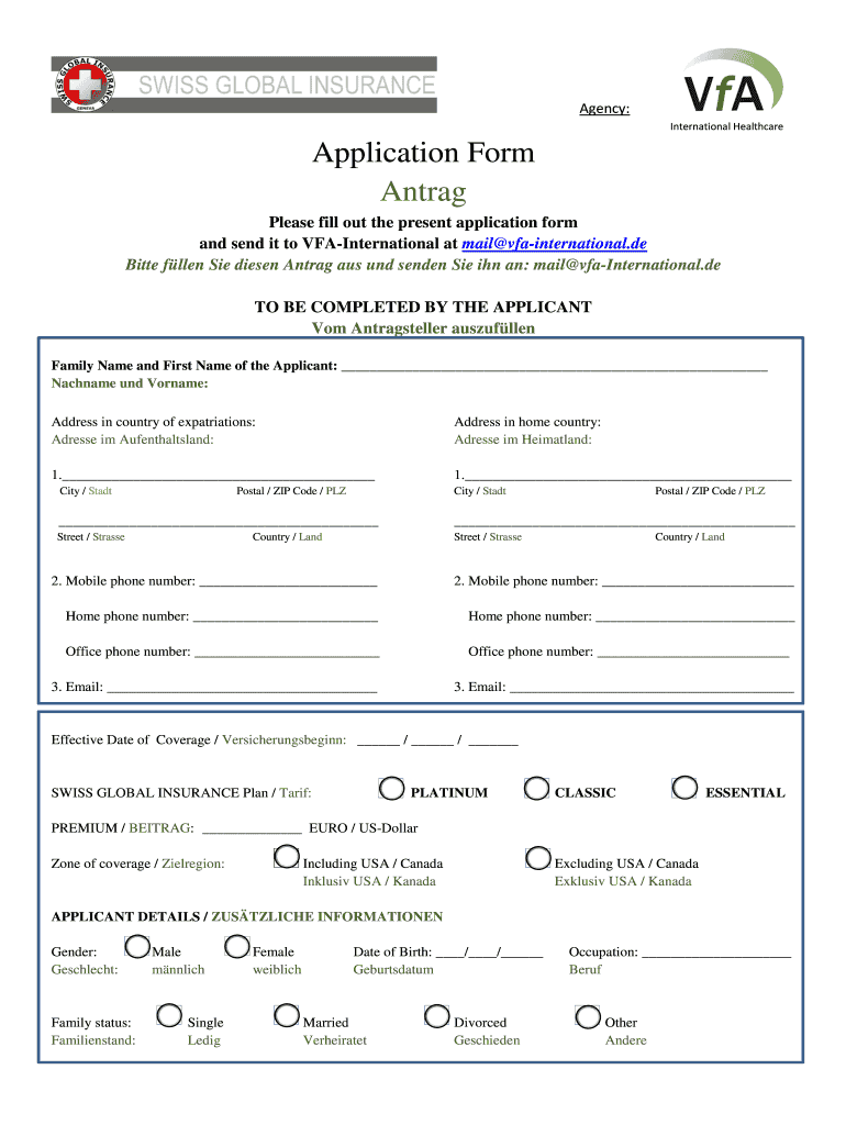Fillable Online vfa-international BInternationalb Healthcare ...