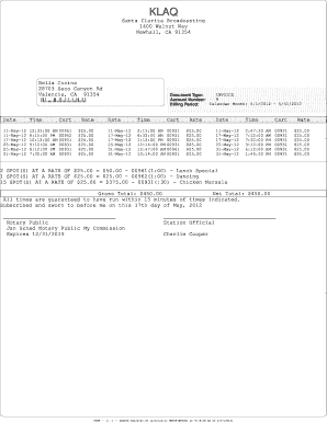 Fillable Online Co-op Invoice - SMARTS Broadcast Systems Fax Email ...