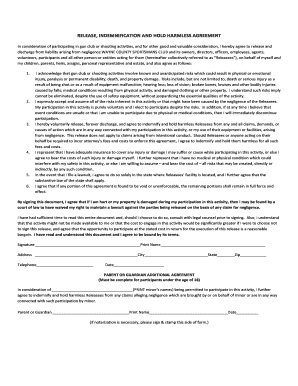 Fillable Online waynecountysportsmansclub WCSC disclaimer form ...