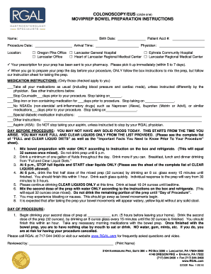 Fillable Online MOVIPREP BOWEL PREPARATION INSTRUCTIONS Fax Email Print ...